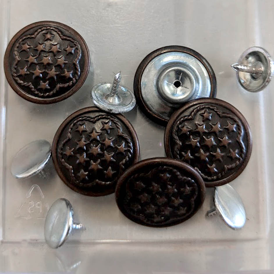 Essentials Tack Buttons, Gunmetal - Fast Delivery | William Gee UK